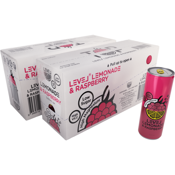 Lemonade & Raspberry 24 Pack Cans – level-lemonade.com