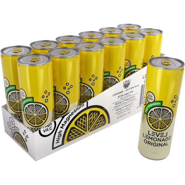 Lemonade Original 12 Pack Cans – level-lemonade.com