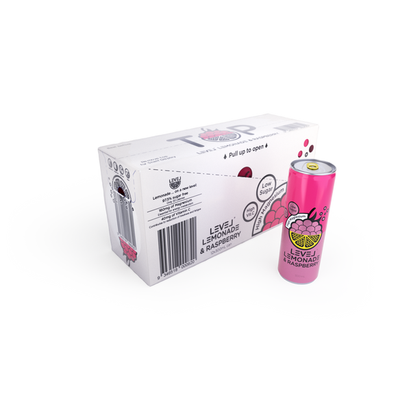 Lemonade & Raspberry 24 Pack Cans – level-lemonade.com