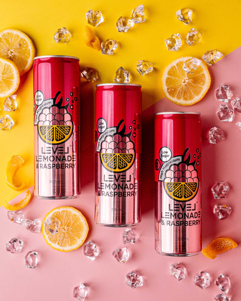 Lemonade & Raspberry 24 Pack Cans – level-lemonade.com