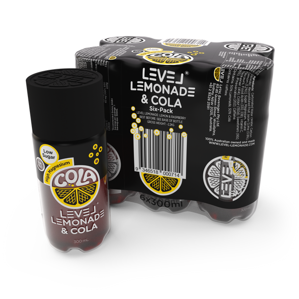 Lemonade & Cola 6 Pack Bottles | High Magnesium, Low Sugar Hydration ...